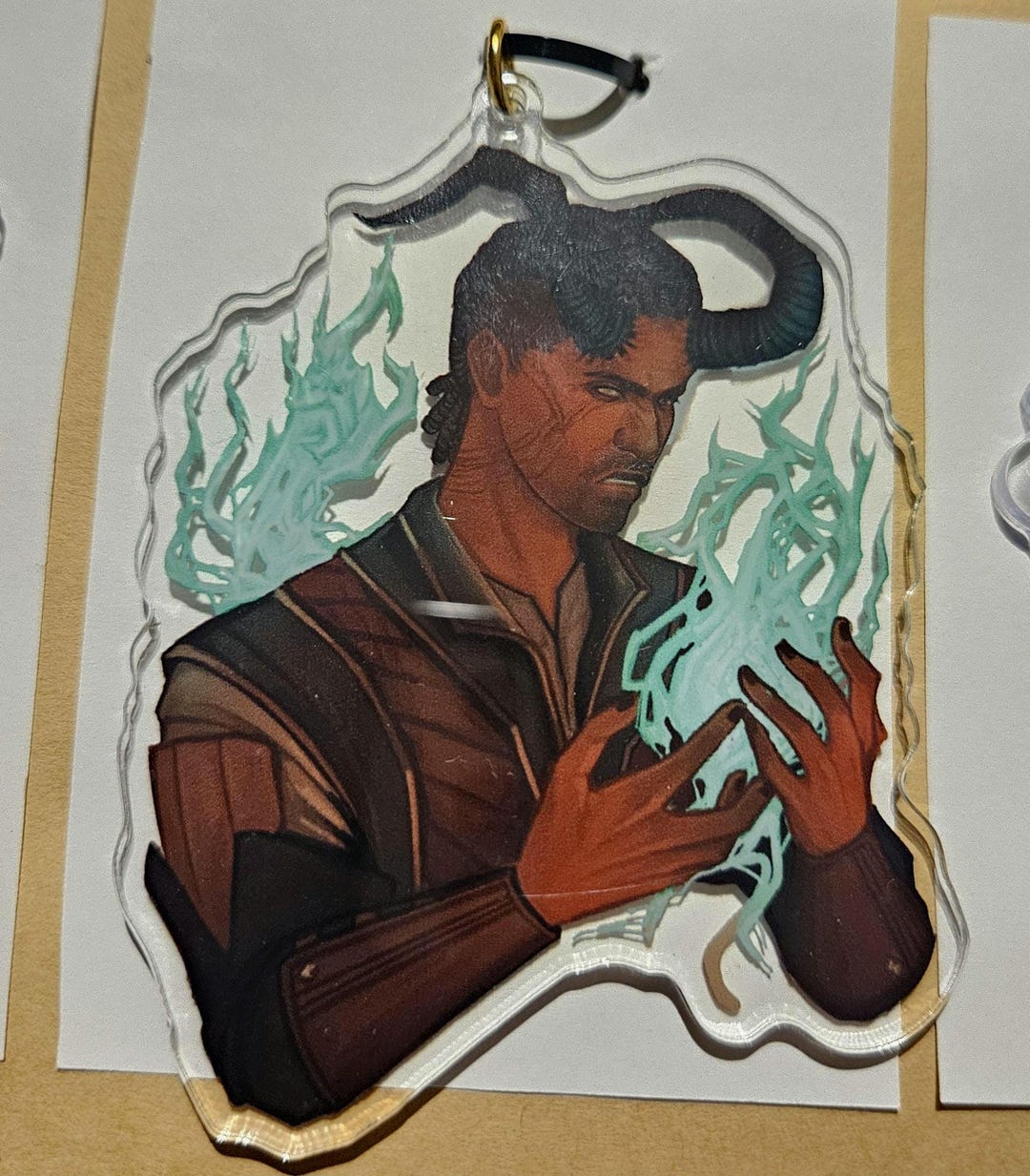 Wyll Ravenguard Bg3 Baldurs Gate 3 Acrylic Charm - Etsy