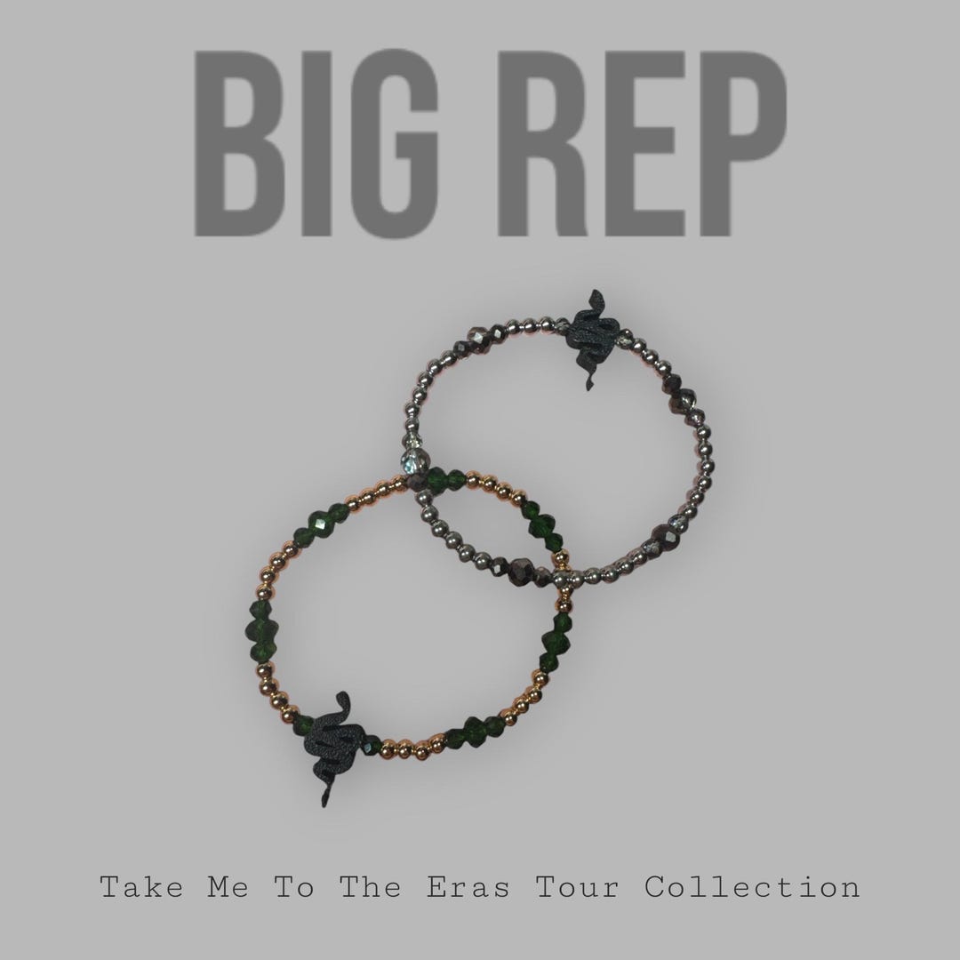Big Rep Custom Bracelet Take Me to the Eras Tour Collection Custom 18K ...