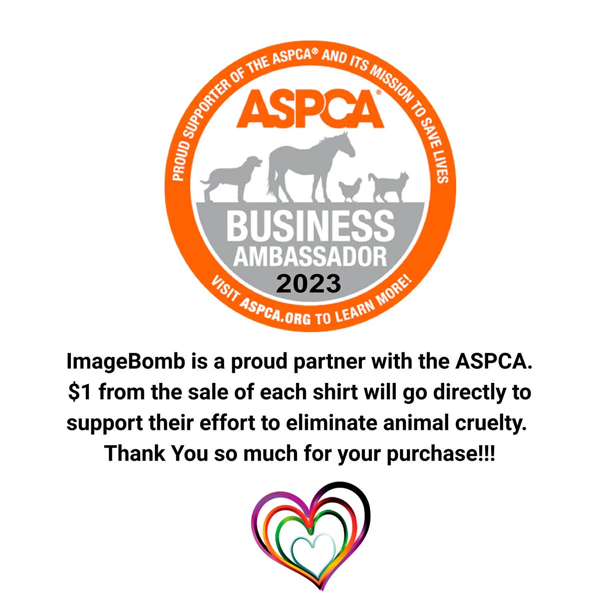 My Shih-tzu Rescued Me T-shirt, Custom ASPCA Donation T-shirt, Support ...