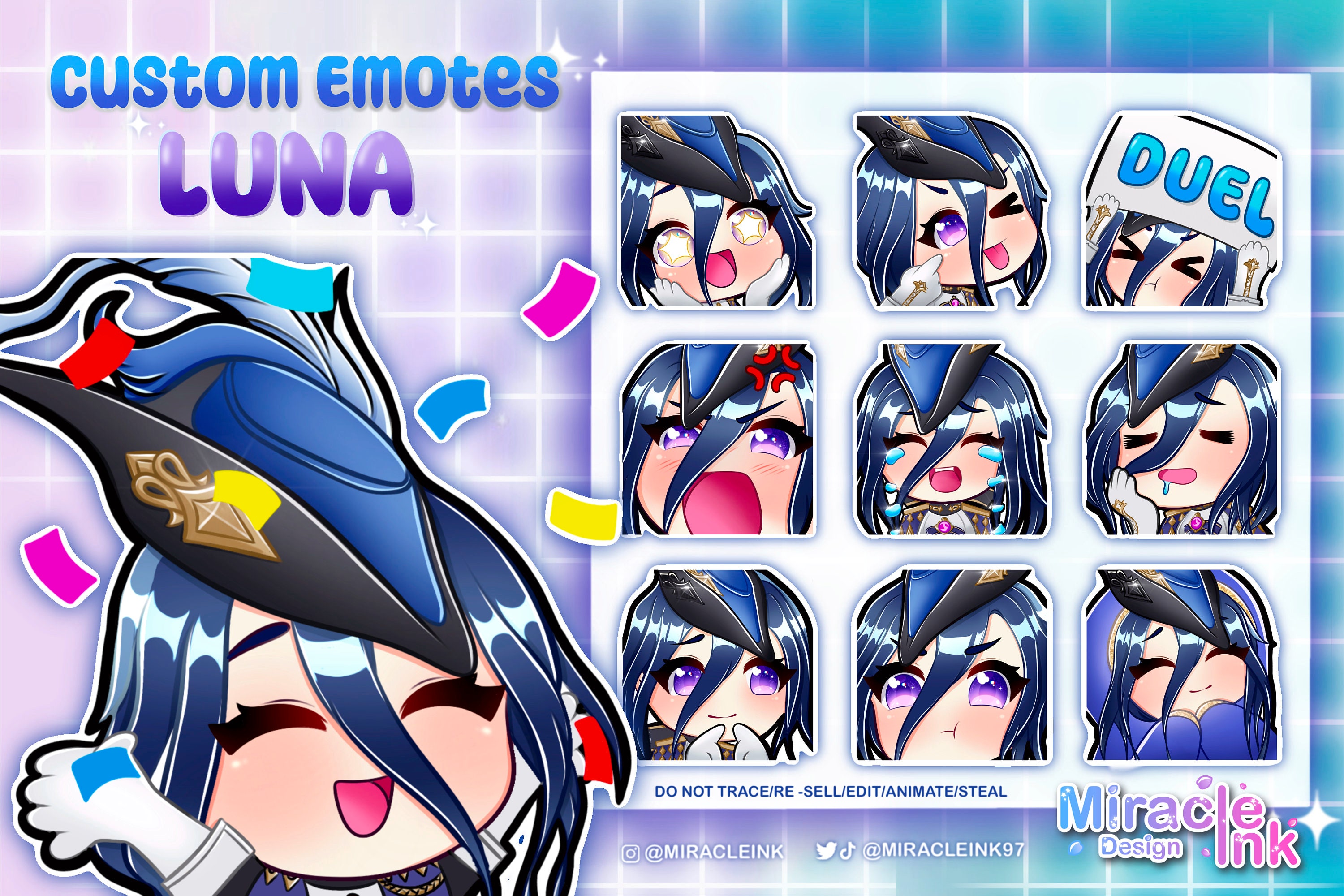 Custom Twitch Emote | Cute Aesthetic Emote Streamers | Twitch | Discord ...