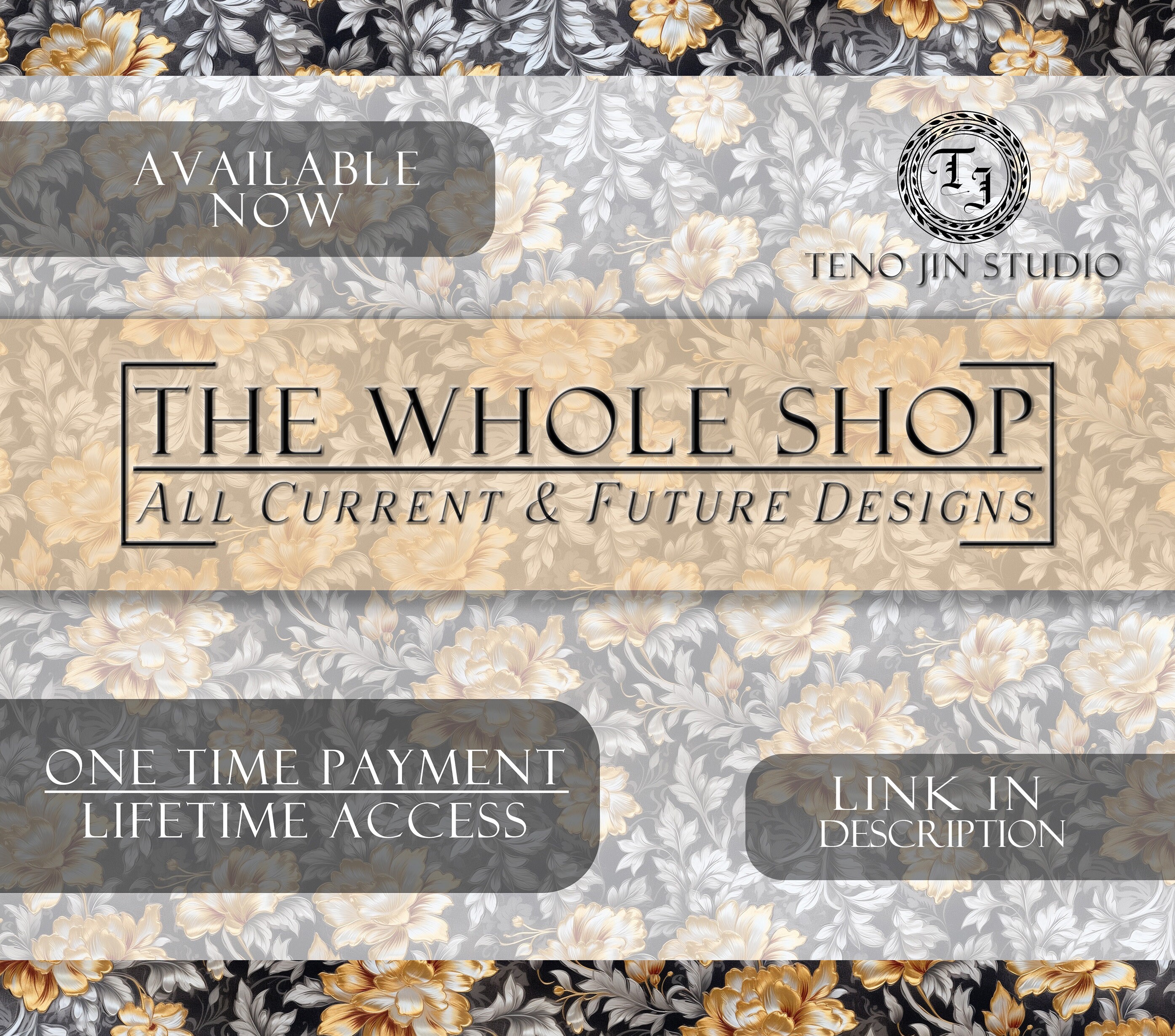 Border Design Patterns, Seamless Paper, Digital Download, Repeating ...