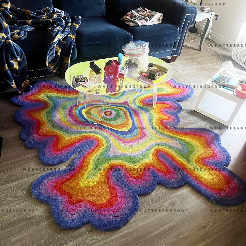 Groovy Rug - Etsy