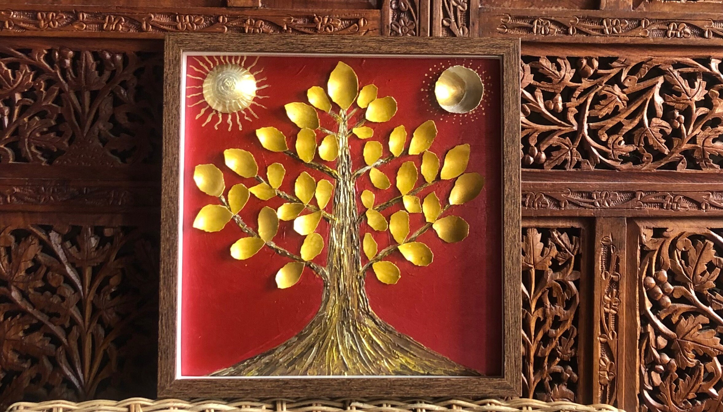 Tree of Life, World Tree. Mixed Media 3D Framed Eggshell Art, Hand Made ...