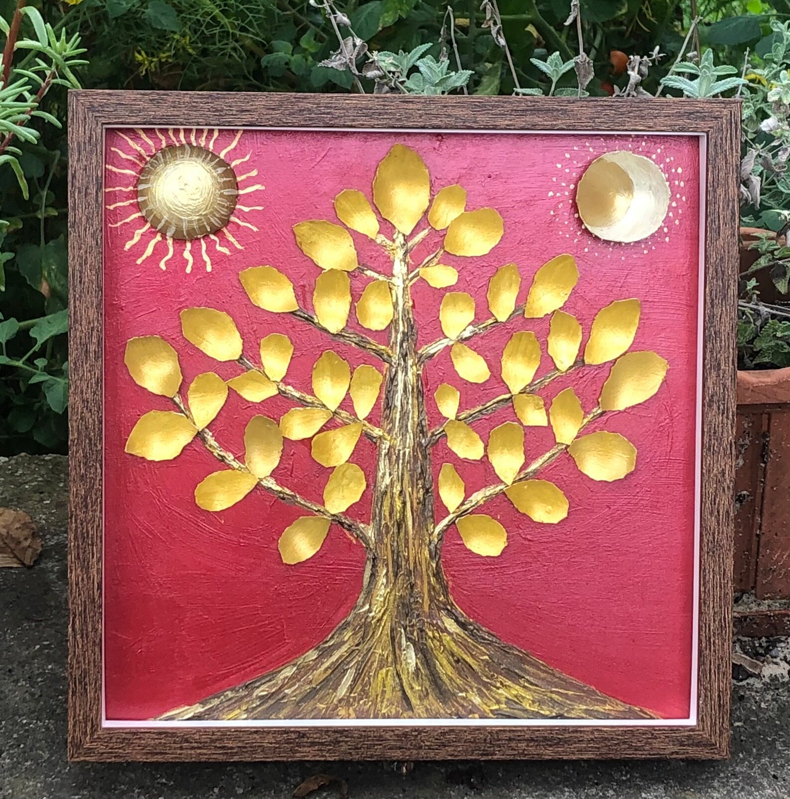 Tree of Life, World Tree. Mixed Media 3D Framed Eggshell Art, Hand Made ...