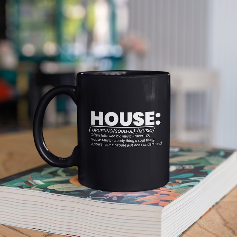 House Music Mug, House Music Crockery, DJ Mug, Deep House, Soulful ...