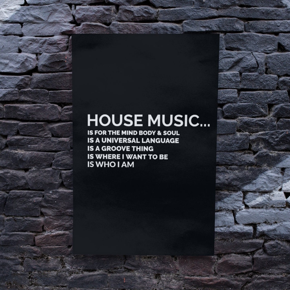 House Music Poster, Music Poster, Soulful House Poster, Soulful House ...