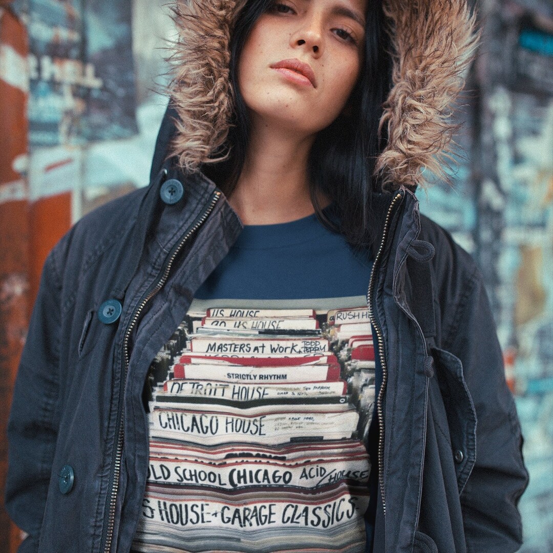 House Music Jumper, Vinyl Records, House Music Sweatshirt, DJ Jumper ...