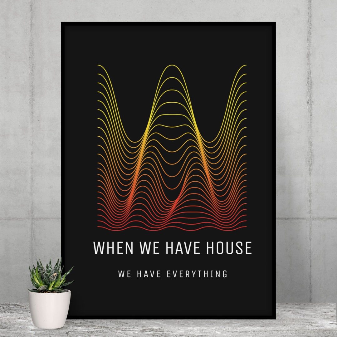 House Music Poster, Classic House, 80s House, 90s Rave, Dance Music ...
