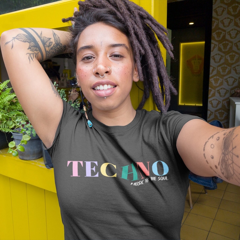 Techno, Techno T-shirt, Techno Music, Rave T-shirt, 90s Rave, Acid ...