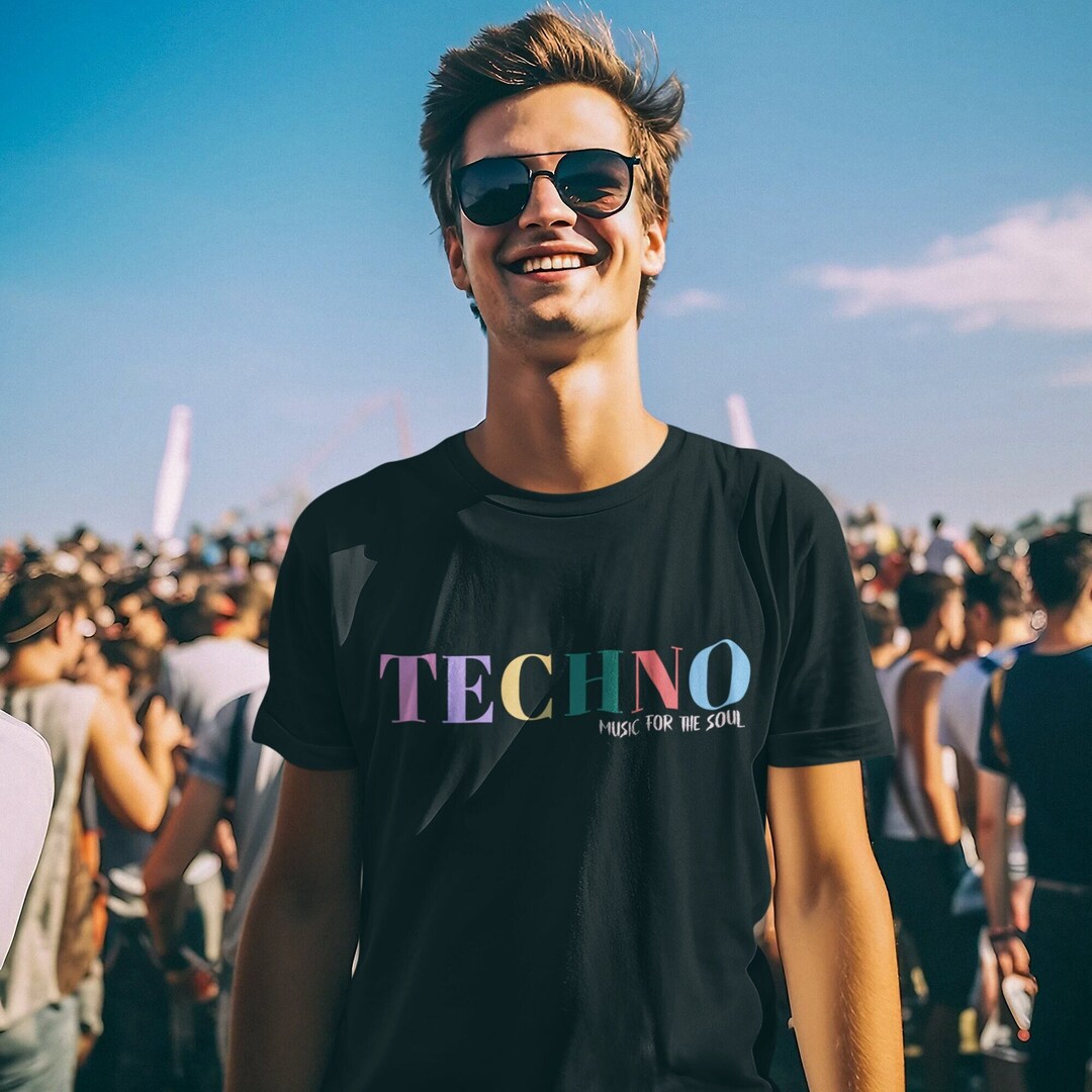 Techno, Techno T-shirt, Techno Music, Rave T-shirt, 90s Rave, Acid ...