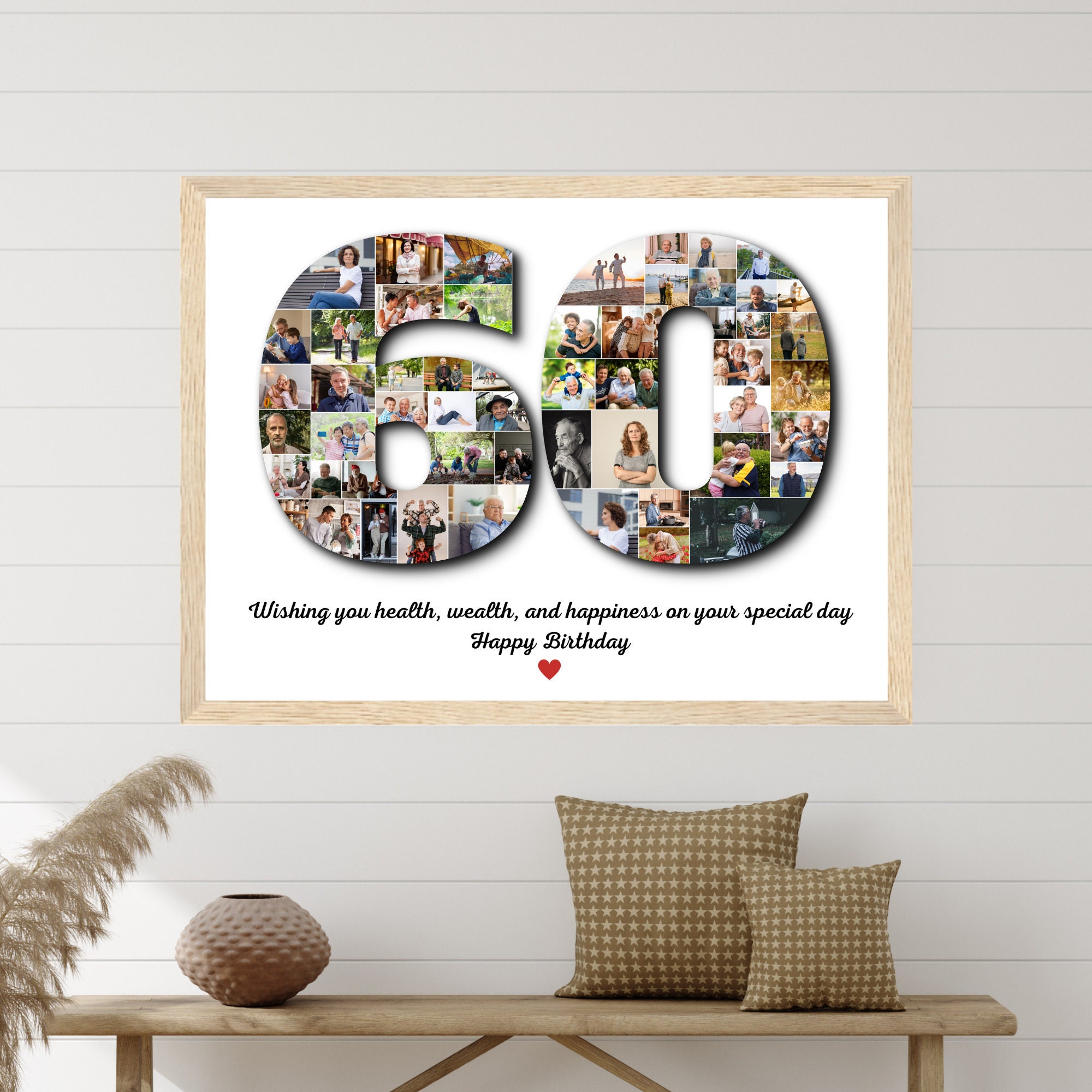 Number Photo Collage as a Birthday Gift ...