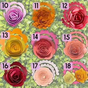 Ombré Rolled or Unrolled Paper Flowers - Etsy
