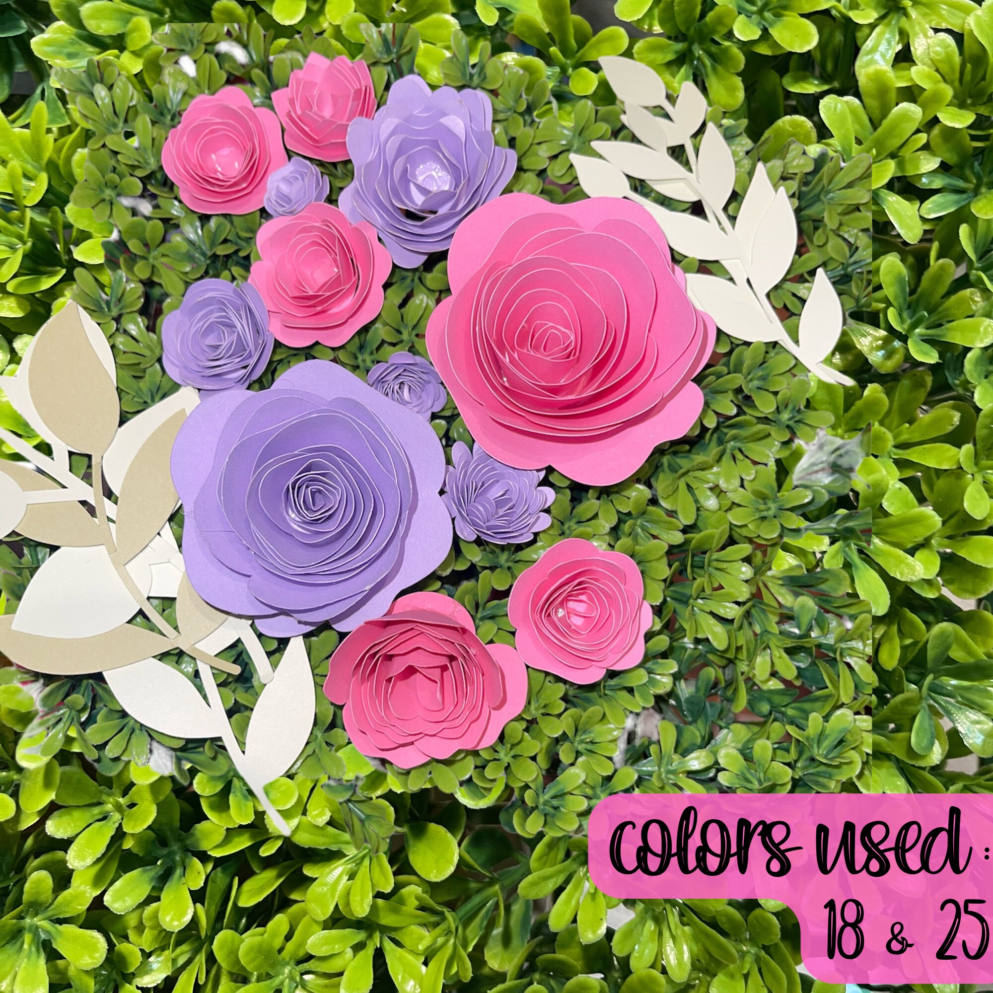 40 Unrolled Pre-cut Paper Flower Patterns - Etsy