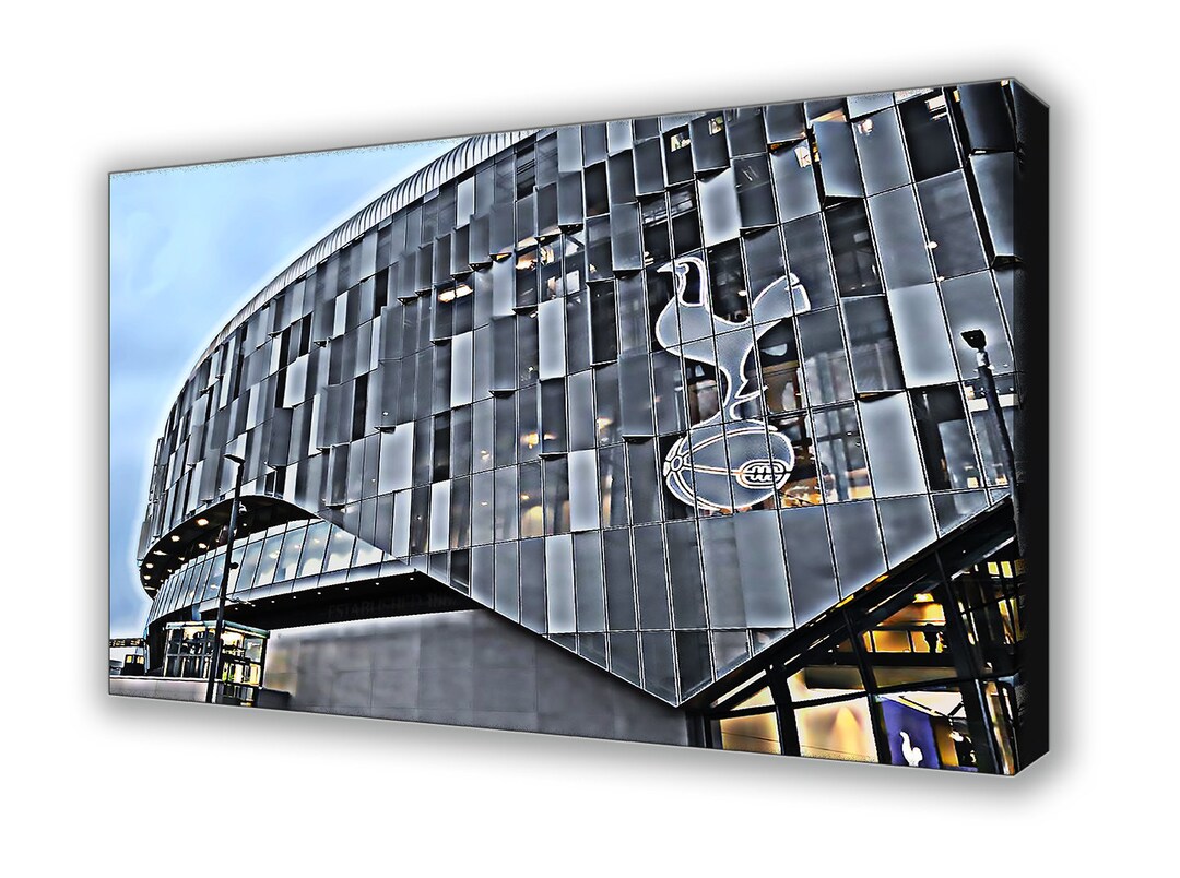 Tottenham Hotspur - Tottenham Stadium - Wall Hanging Box Canvas ...