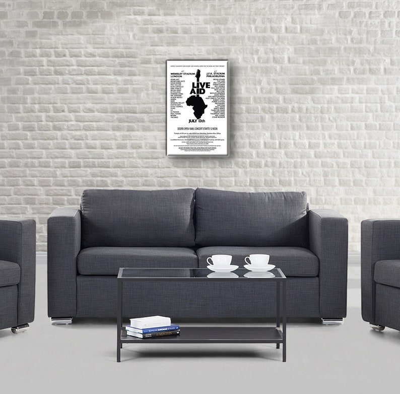 LIVE AID, Poster, Wall Canvas, Picture, Print, Art 64cm X 42cm - Etsy
