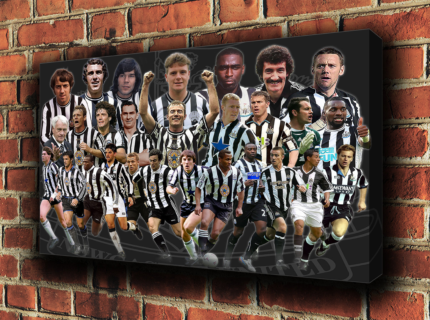 Newcastle United St James' Park Legends Wall Canvas Picture - Etsy UK