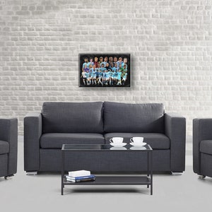 Manchester City FC - All Time Legends - Wall Hanging Box Canvas ...