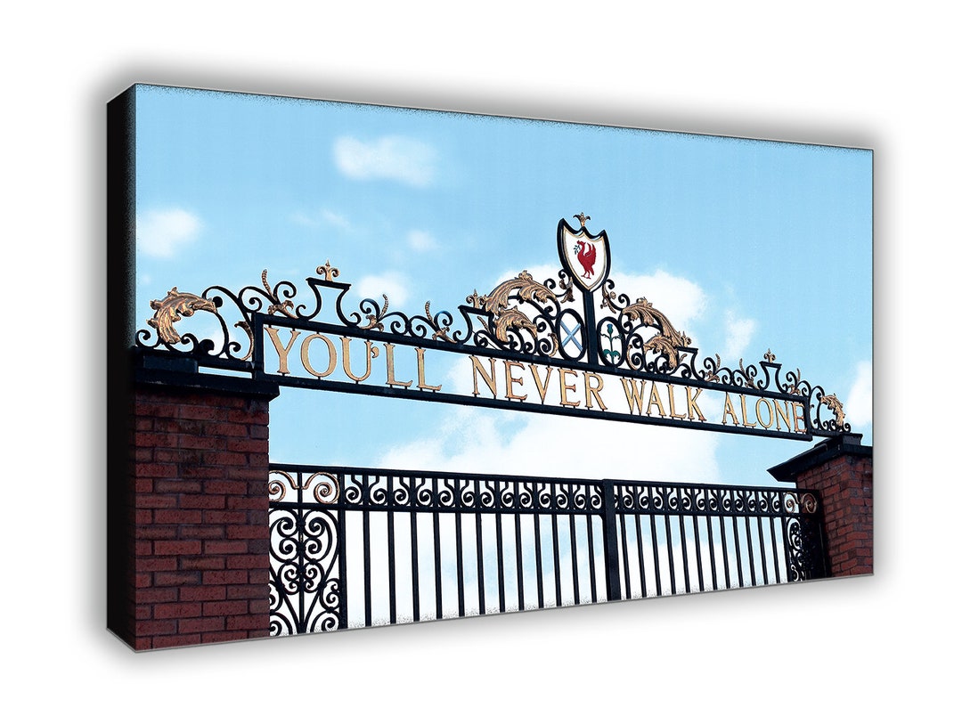 Liverpool FC Anfield Stadium Shankly Gates Canvas Wall Art - Etsy
