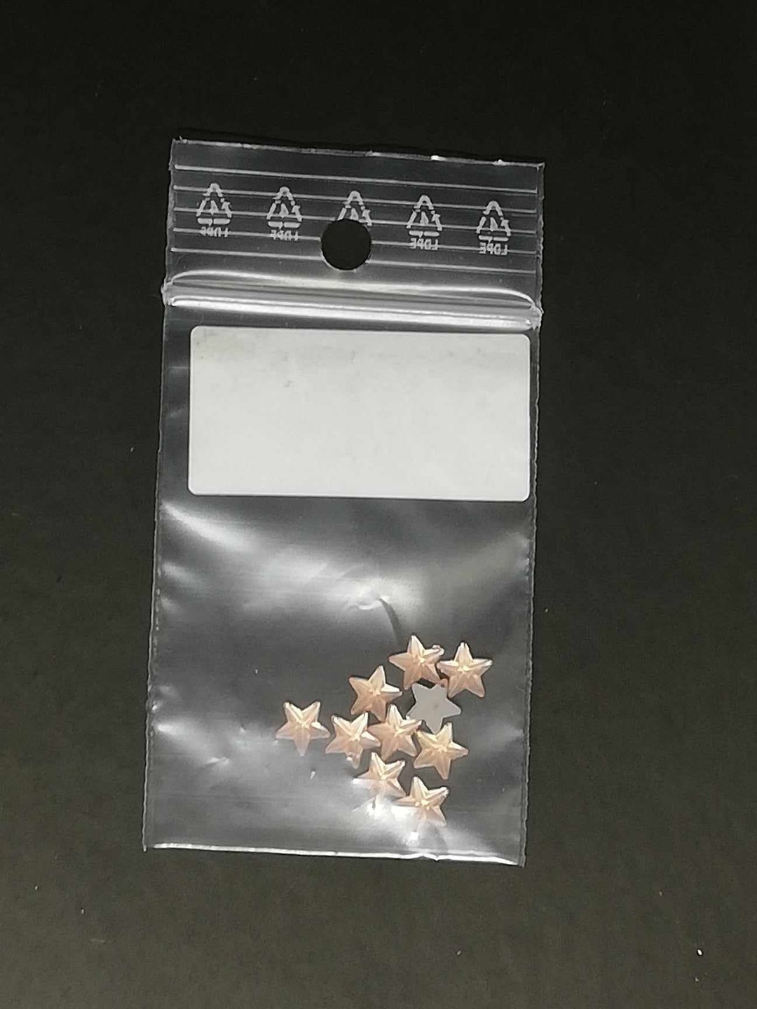DMC Special Shiny Diamonds in Flesh Star Shape, 10pcs Star Rhinestone ...