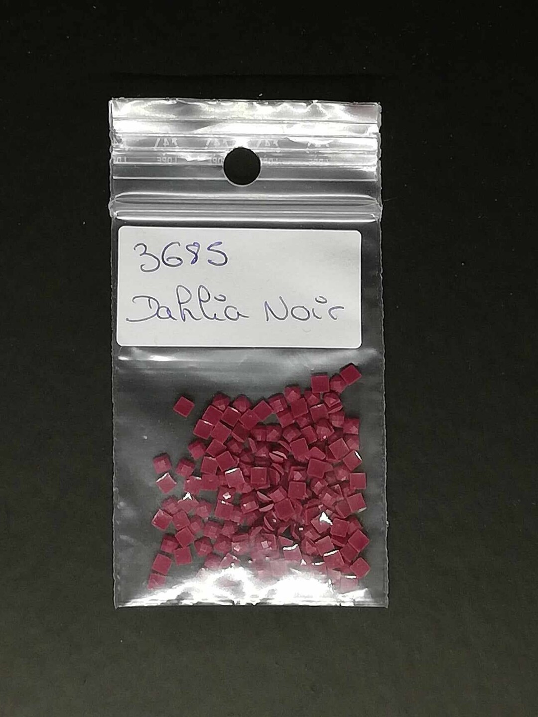 Diamonds DMC 3685 Red Black Dahlia, Bags of 200 Round or Square ...