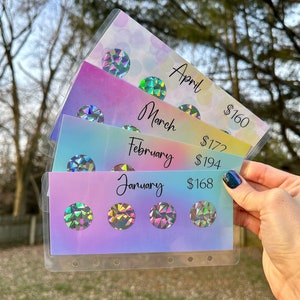 12 Months of Scratch off Savings Challenge Envelopes A6 - Etsy