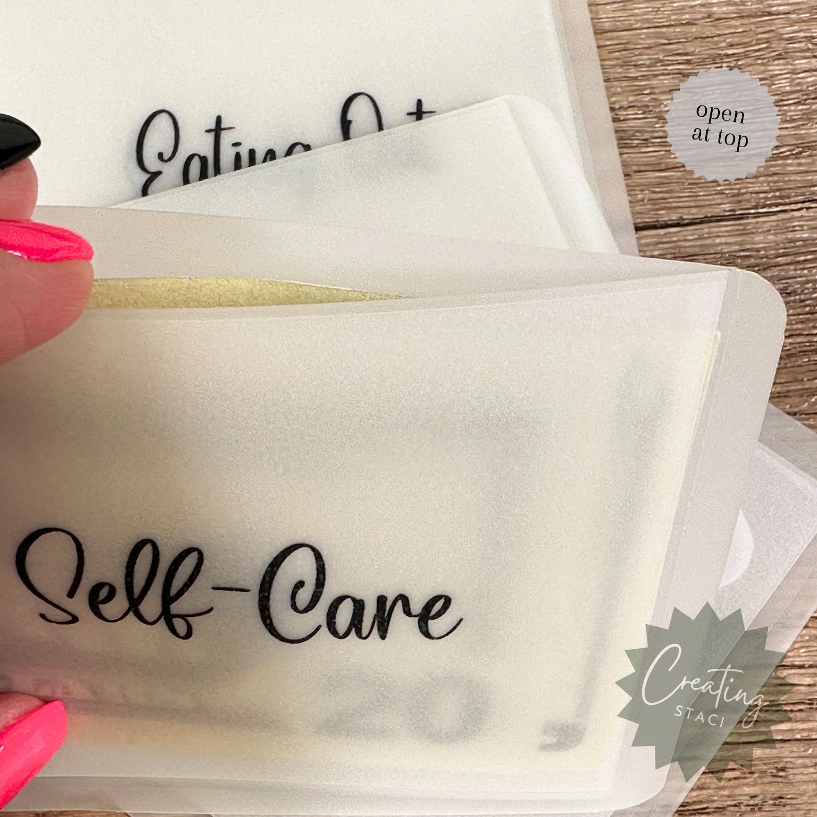 Mini Cash Envelopes Vellum Matte Cash Envelopes Wallet Size Cash ...