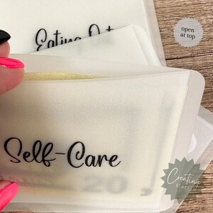 Mini Cash Envelopes Vellum Matte Cash Envelopes Wallet Size Cash ...