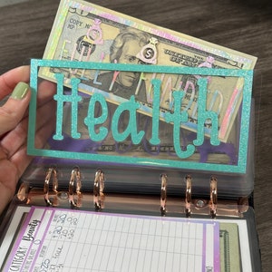 Fully Funded Placeholder for Cash Envelopes Clear Laminated Placeholder ...