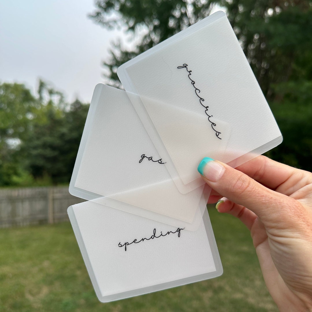 MINI Cash Envelopes Vellum Matte Cash Envelopes Wallet Size Cash ...