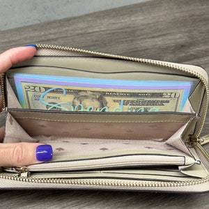 Wallet Size Clear Cash Envelopes Customized Cash Stuffing Envelopes ...