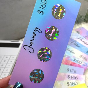 12 Months of Scratch off Savings Challenge Envelopes A6 - Etsy