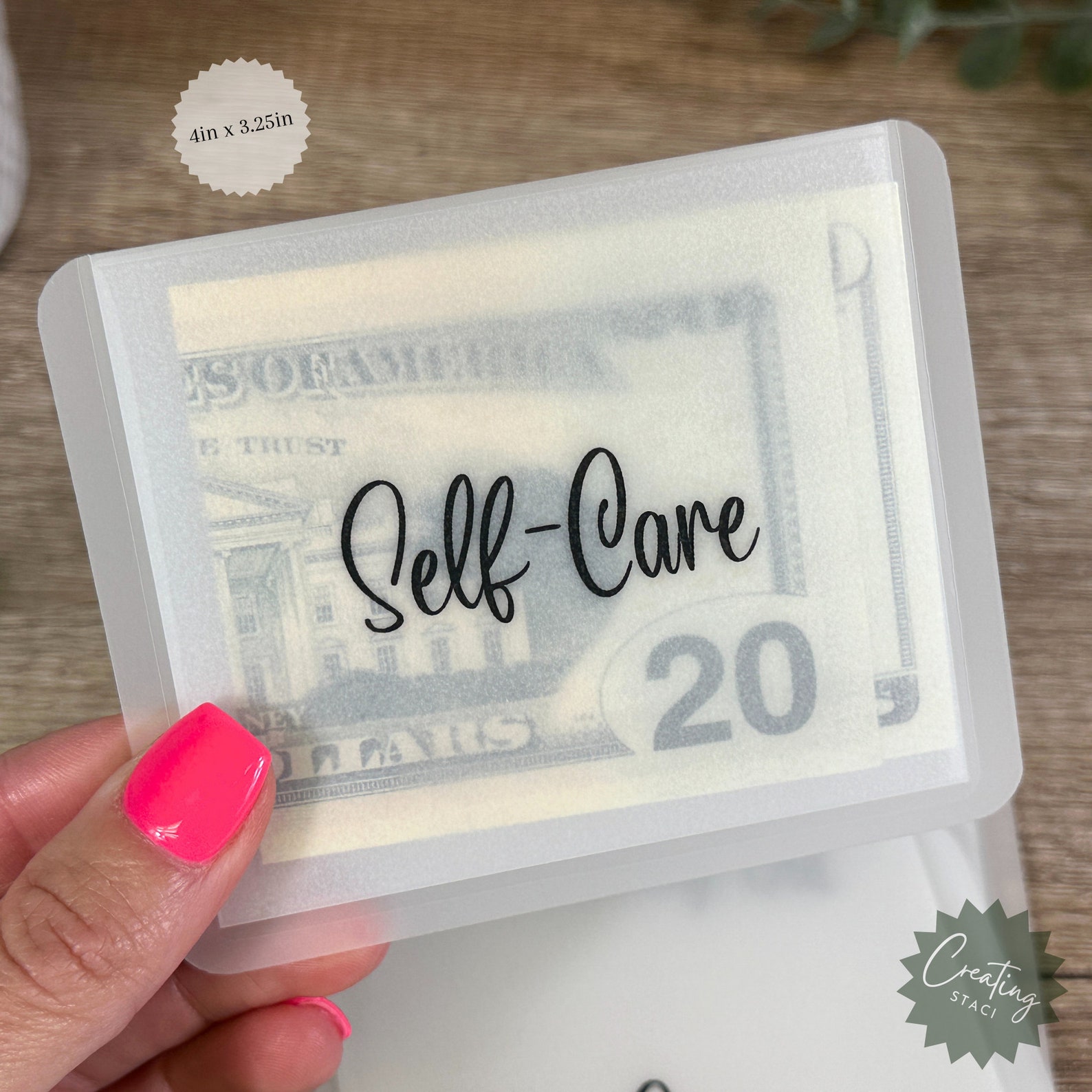 Mini Cash Envelopes Vellum Matte Cash Envelopes Wallet Size Cash ...