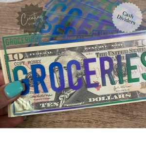 Wallet Dividers With Tabs Colorful Cash Dividers for Wallets Cute Cash ...