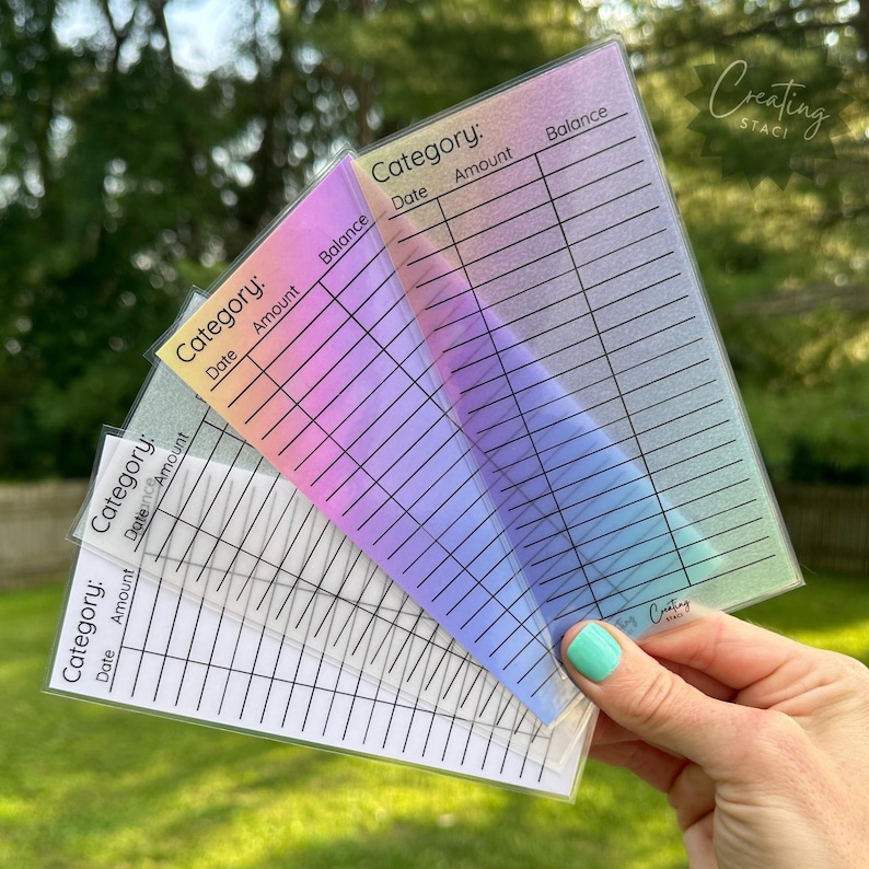 Expense Tracker Reusable Budget Expense Trackers Planner Expense ...