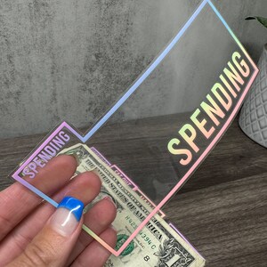 Wallet Dividers With Tabs Colorful Cash Dividers for Wallets - Etsy