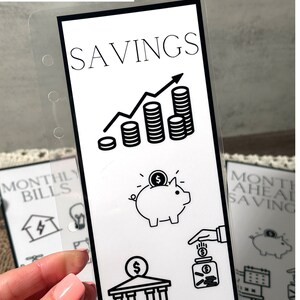 A6 Dashboards for Cash Stuffing Binders Trackers Laminated A6 Binder ...