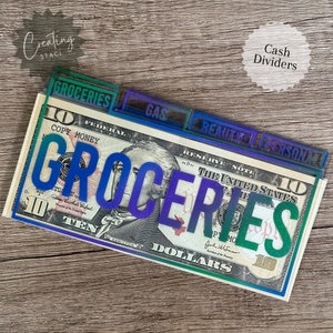 Wallet Dividers With Tabs Colorful Cash Dividers for Wallets Cute Cash ...