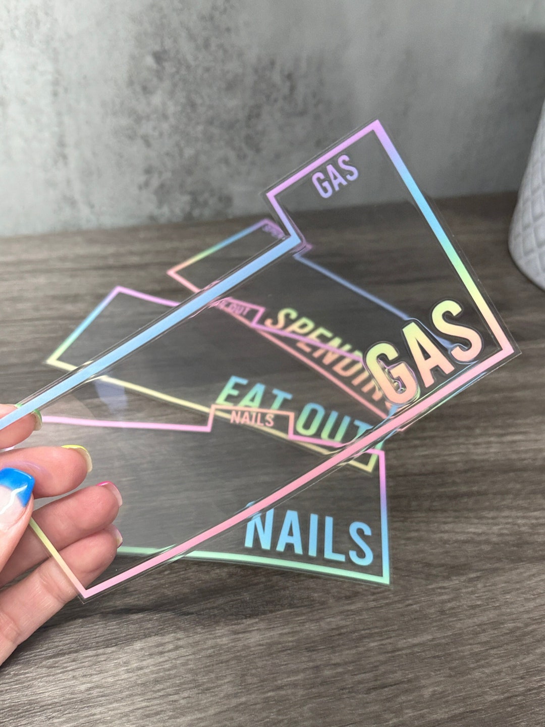 Wallet Dividers With Tabs Colorful Cash Dividers for Wallets Cute Cash ...