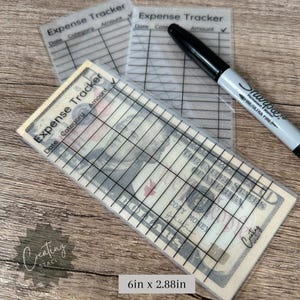 Expense Tracker Reusable Budget Expense Trackers Planner Expense ...