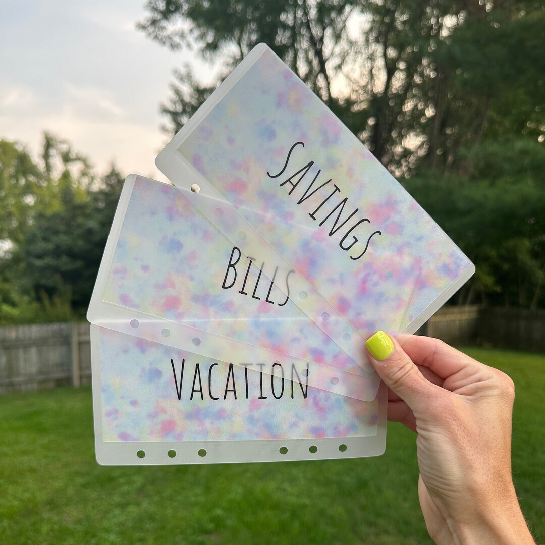 A6 Cash Envelopes Budgeting Envelopes Cash Stuffing Money Envelopes ...