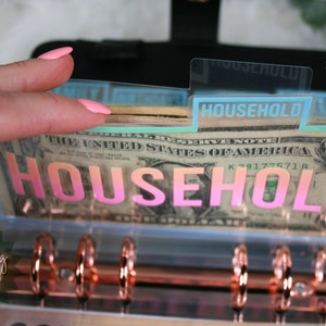 Budgeting Cash Envelopes A6 Cash Envelopes With Tabs for Cash Budgeting ...