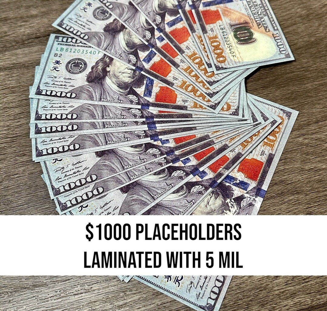 Placeholders for Cash Envelopes System Laminated Placeholder - Etsy