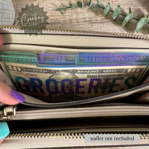 Wallet Dividers With Tabs Colorful Cash Dividers for Wallets Cute Cash ...