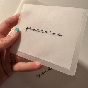 MINI Cash Envelopes Vellum Matte Cash Envelopes Wallet Size - Etsy