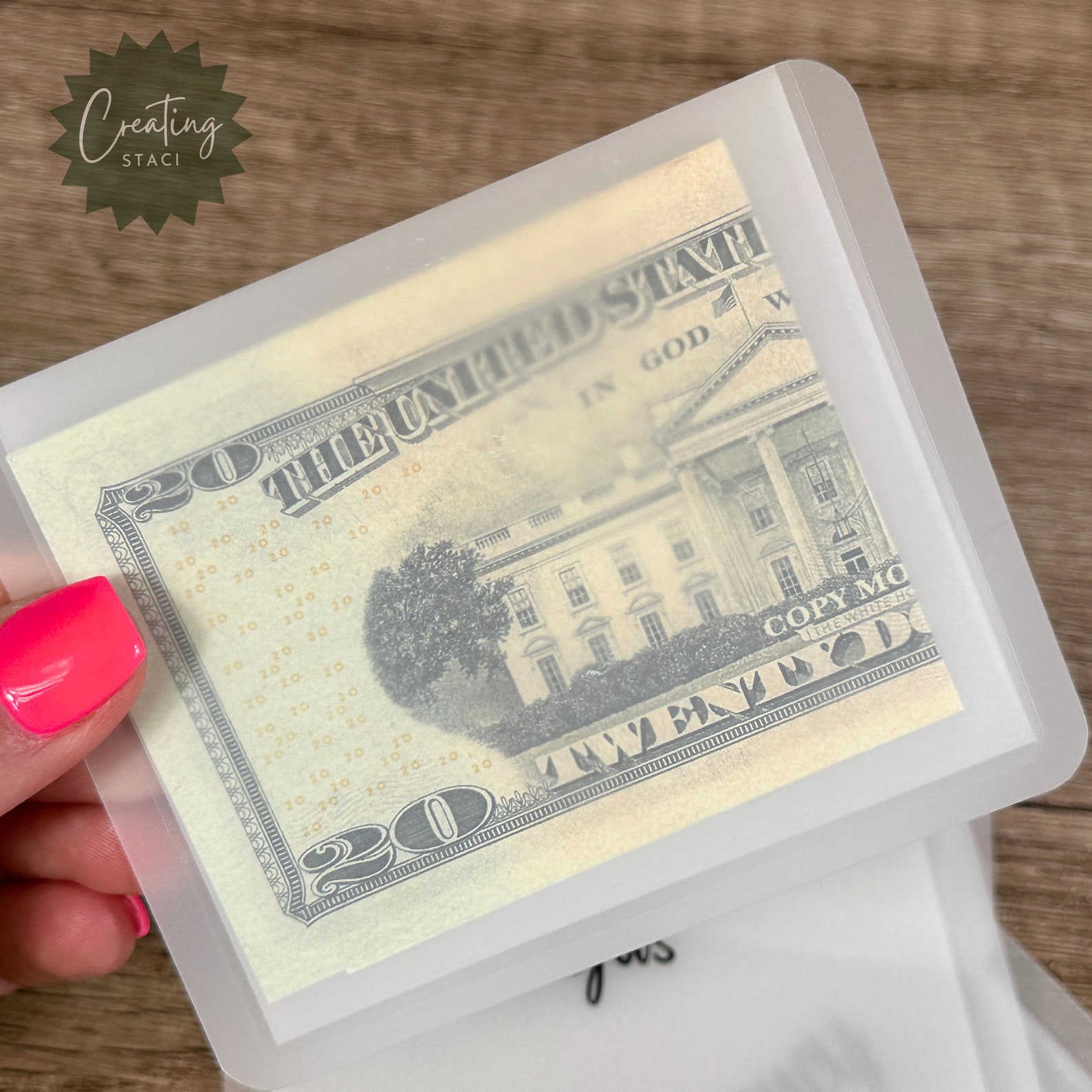 Mini Cash Envelopes Vellum Matte Cash Envelopes Wallet Size Cash ...