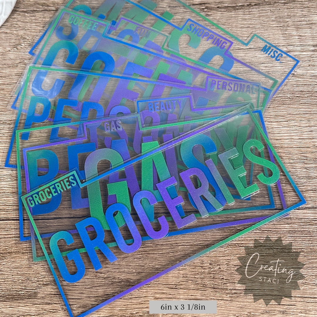 Wallet Dividers With Tabs Colorful Cash Dividers for Wallets Cute Cash ...