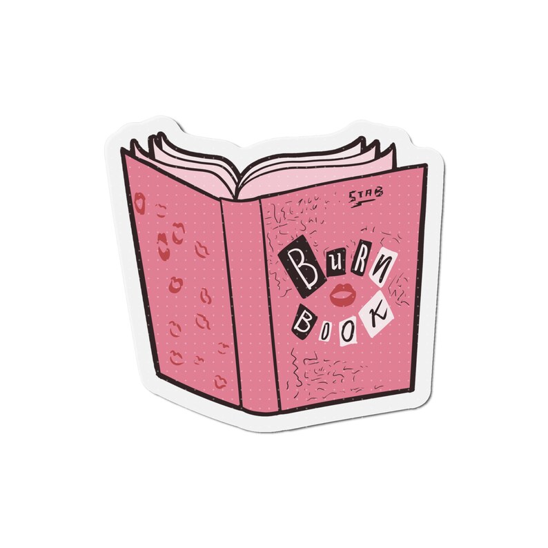 Mean Girls Inspired Sassy Girl Burn Book so Fetch Magnet - Etsy