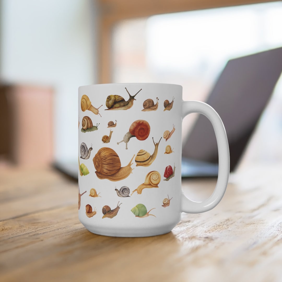 Snails Mug Cottagecore Coffee Mug Snails Tea Cup Snail Lover - Etsy