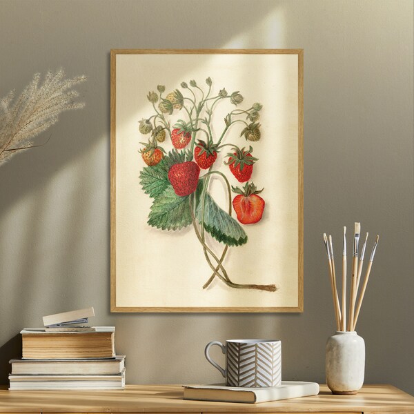 Strawberry Botanical - Etsy