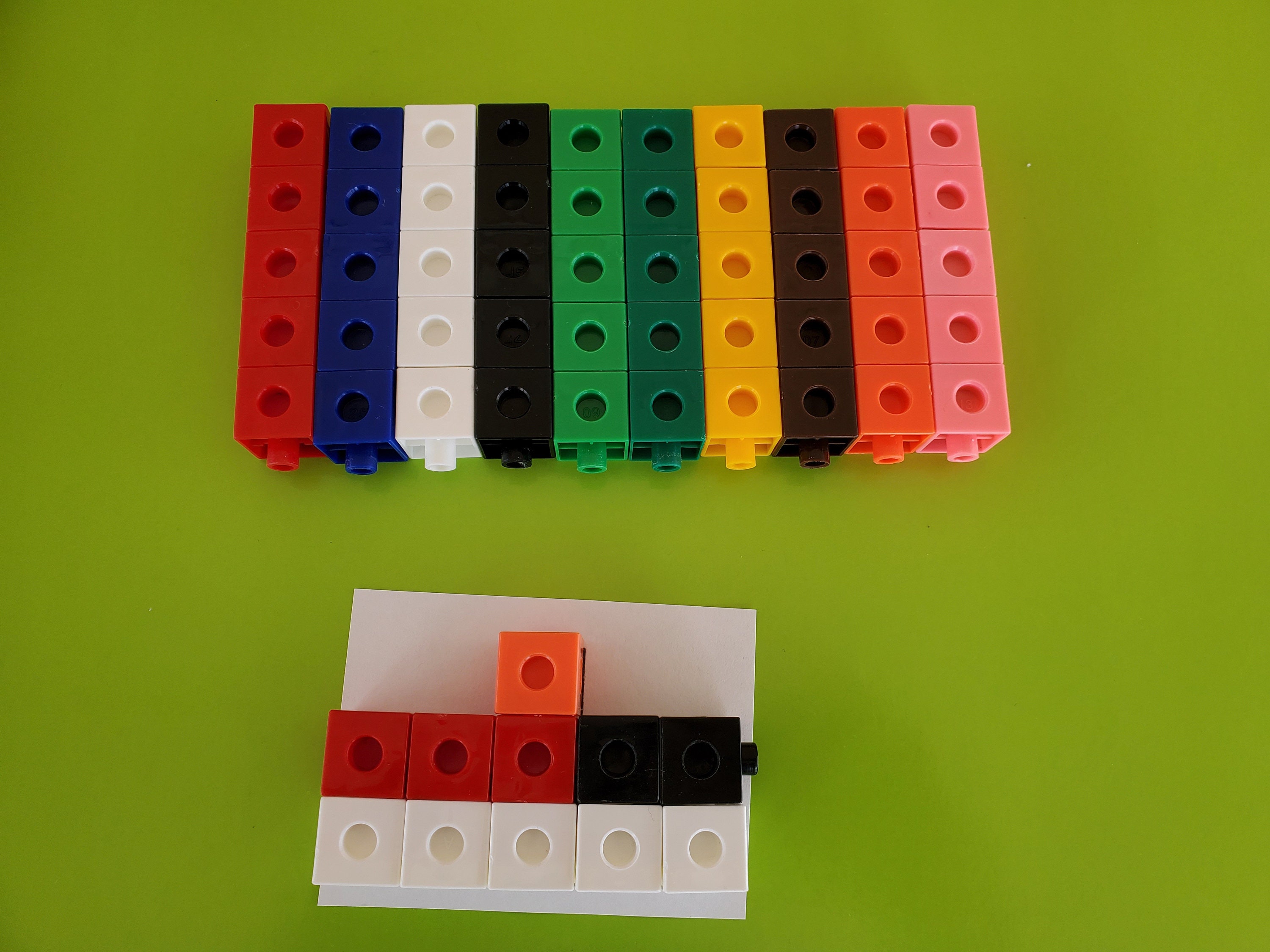 Snap Cubes Set: Fine Motor Skills Activity With Storage - Etsy